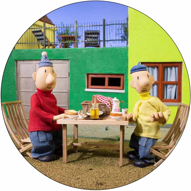 Dle názvu pohádky – Pat a Mat | DortovéObrázky.cz