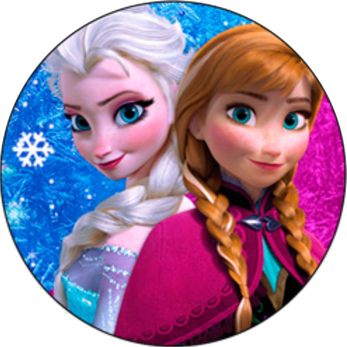 Frozen - Dortové obrázky CZ - jedlý papír expres