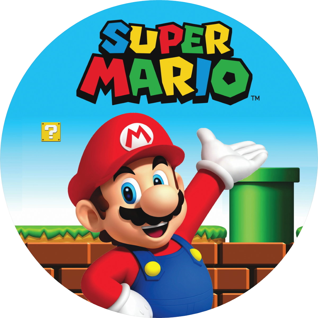 Hranaté papíry – Super Mario | DortovéObrázky.cz